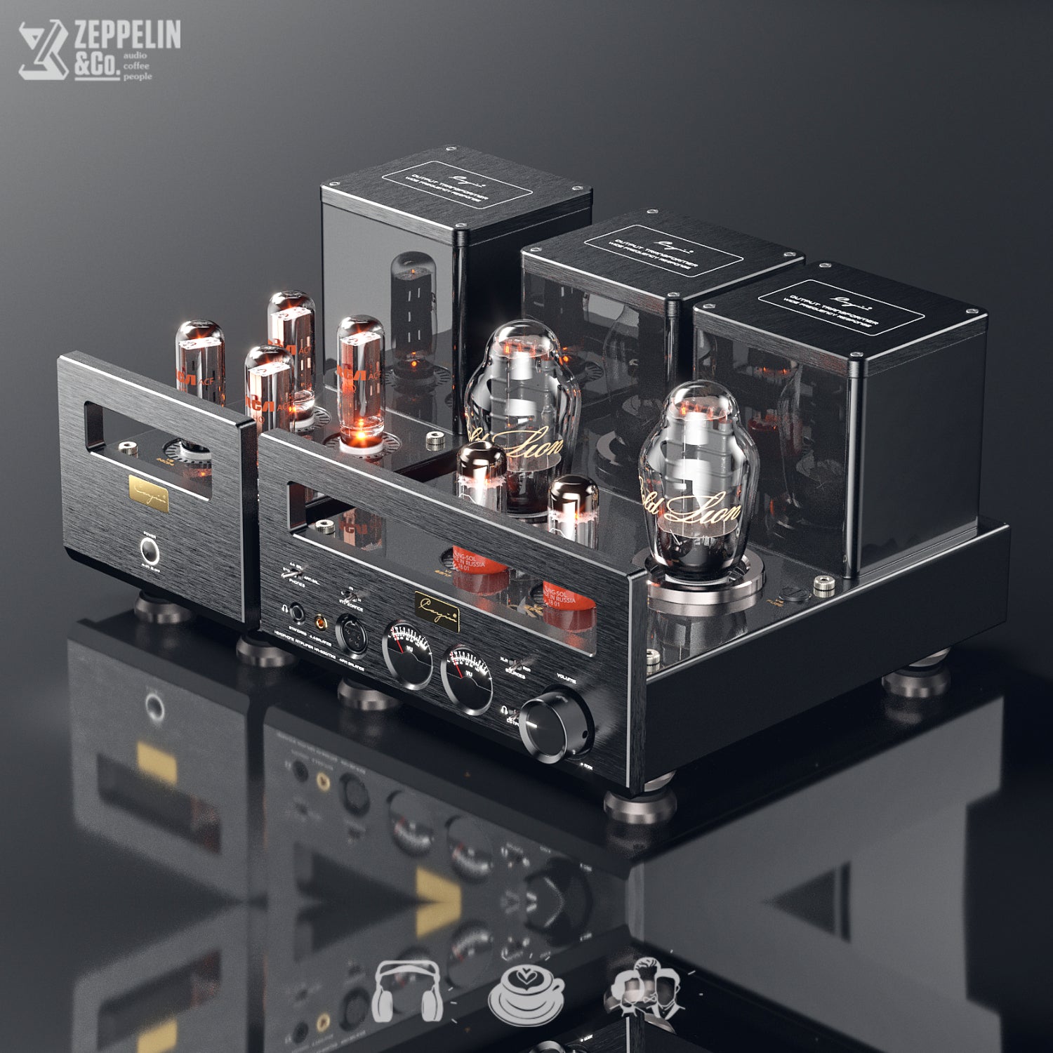 Cayin HA-300B Mk. II Class A tube headphone amplifier – Zeppelin & Co